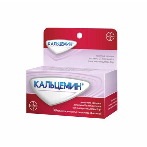 Кальцемин №30 бүрхүүлтэй шахмал Bayer Consumer | Доктор МЭИК ХХК